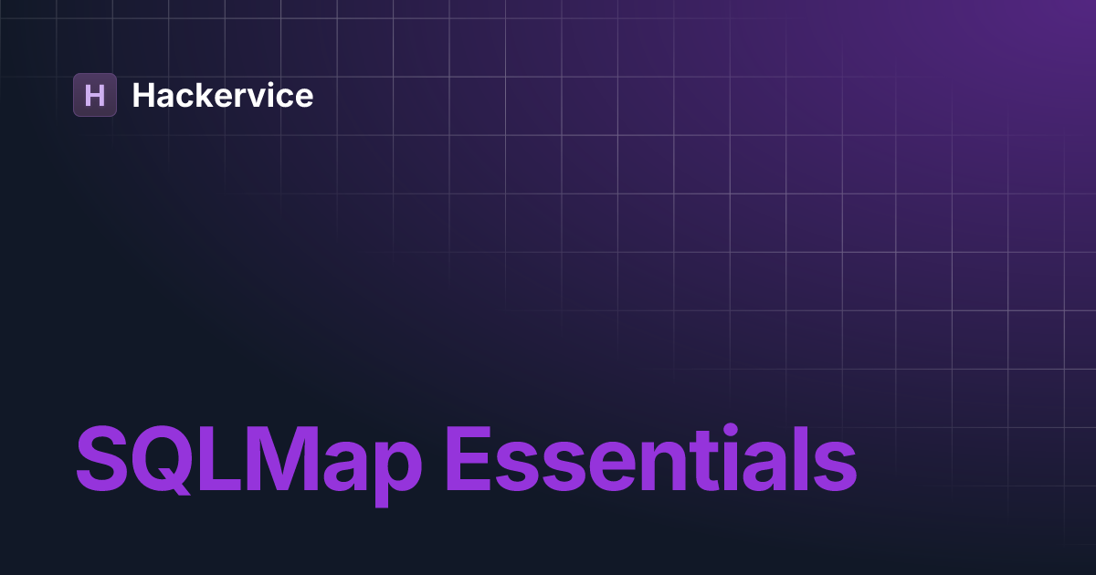 SQLMap Essentials | Hackervice